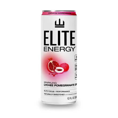 ELITE Lychee Pomegranate - Sugar Free, Natural, Low Cal Energy Drink ...